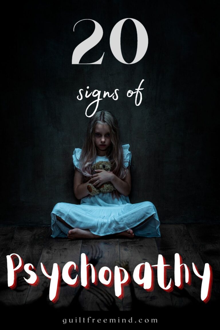 20 signs of psychopaths - Guilt Free Mind