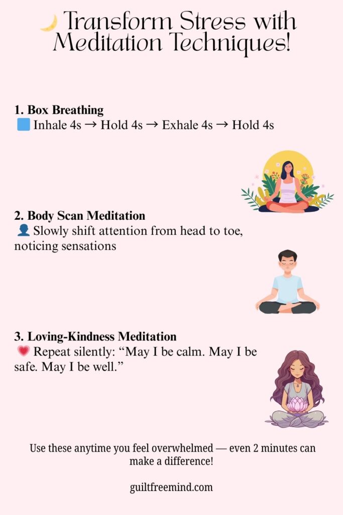 Mindfulness and Meditation - Guilt Free Mind