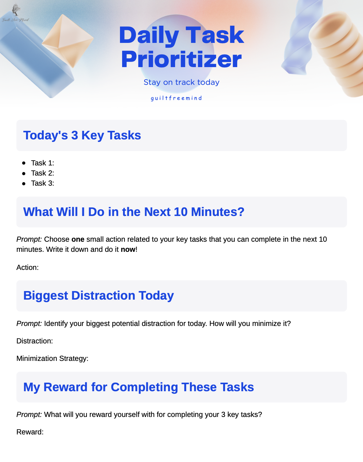 Overcoming Procrastination: Take Action Today - Guilt Free Mind